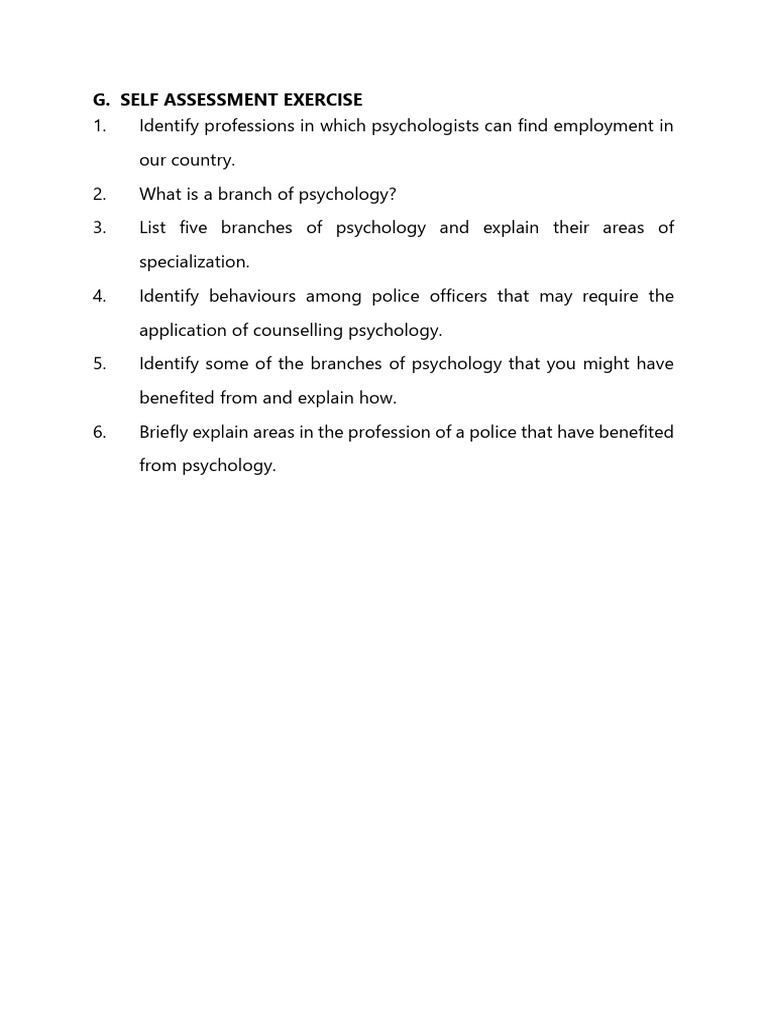 Topic 4 Self-Check Questions | PDF