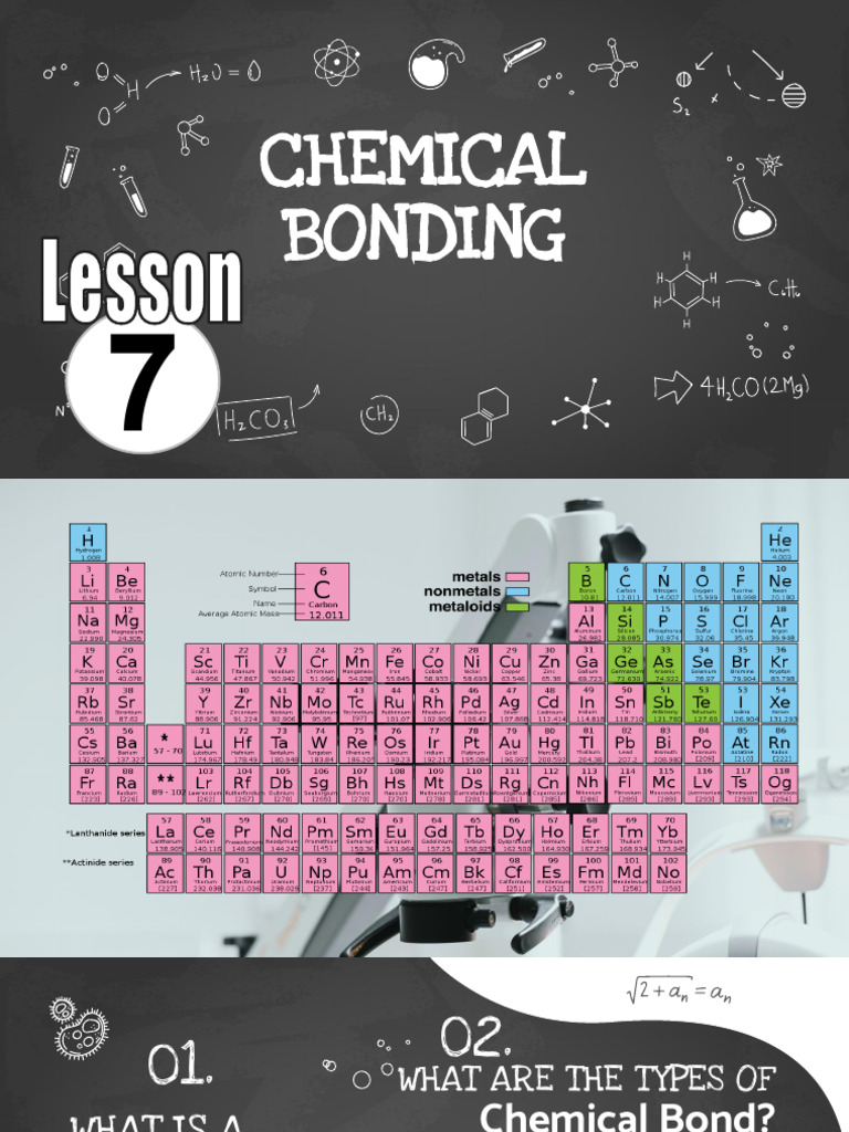 LESSON 6.1 CHEMICAL BONDING Part 1 | PDF | Chemical Bond | Ion