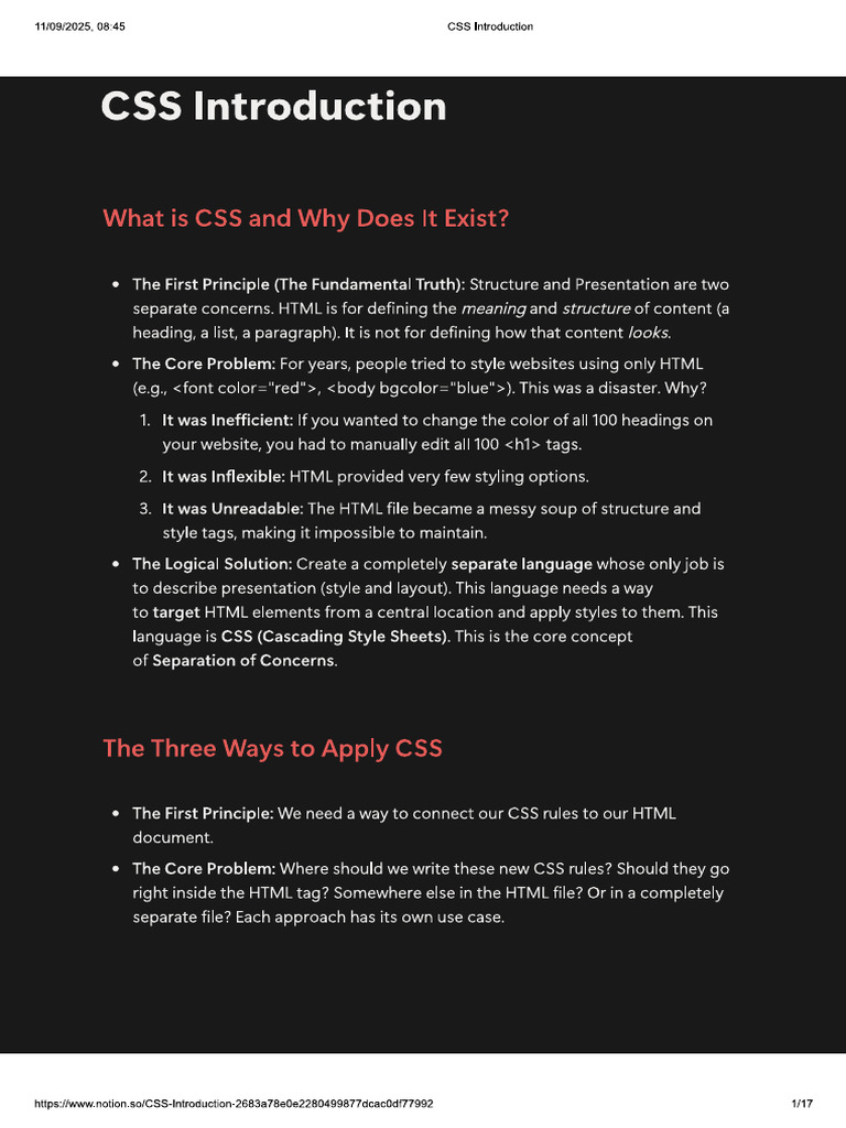 CSS Introduction | PDF