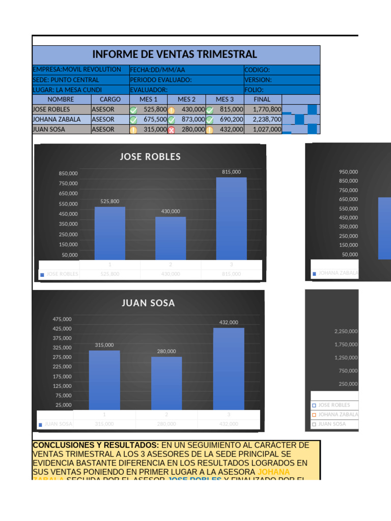 Ejercicio Excel | PDF