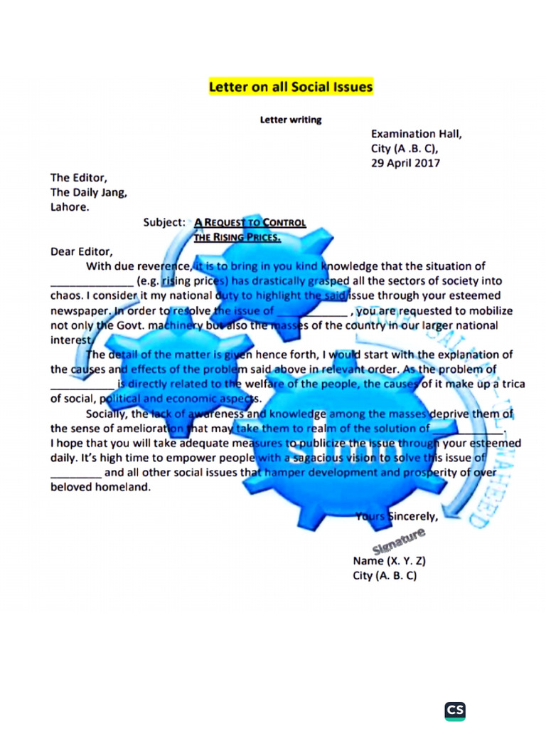 ADA English Part 2 Multi Topic Letter | PDF