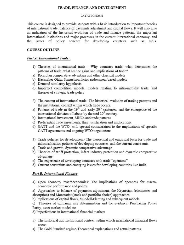 Readings | PDF | Macroeconomics | Comparative Advantage