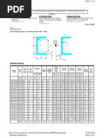 Parallel Flange Channels (PFC), Section Properties Dimensions ...