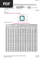 Rectangular Hollow Sections - Hot Formed | PDF | Mechanical Engineering ...