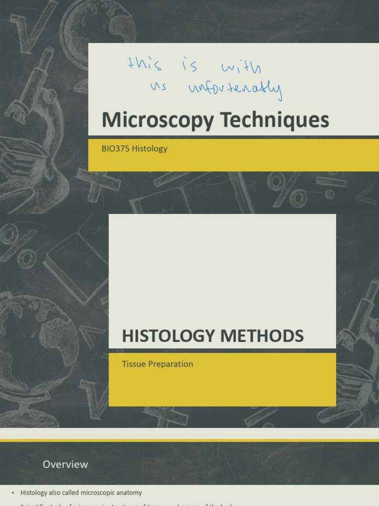 Histology Techniques and Tissue Preparation | PDF | Staining | Histology