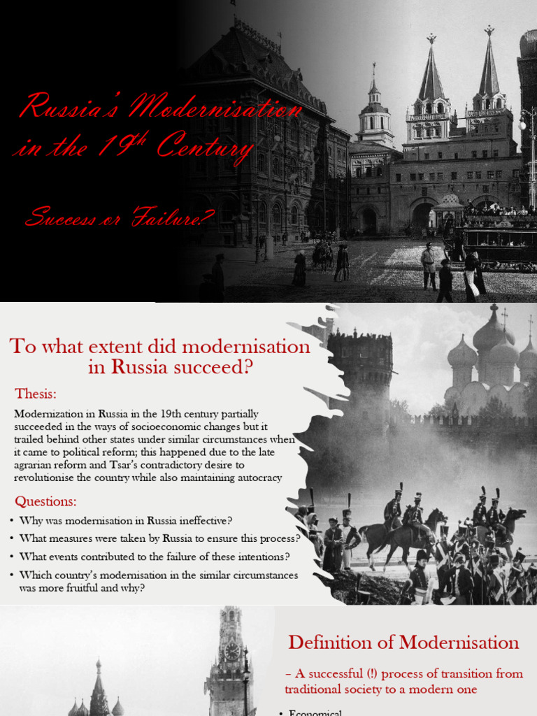 Russia's 19th Century Modernization Analysis | PDF | Russian Empire ...