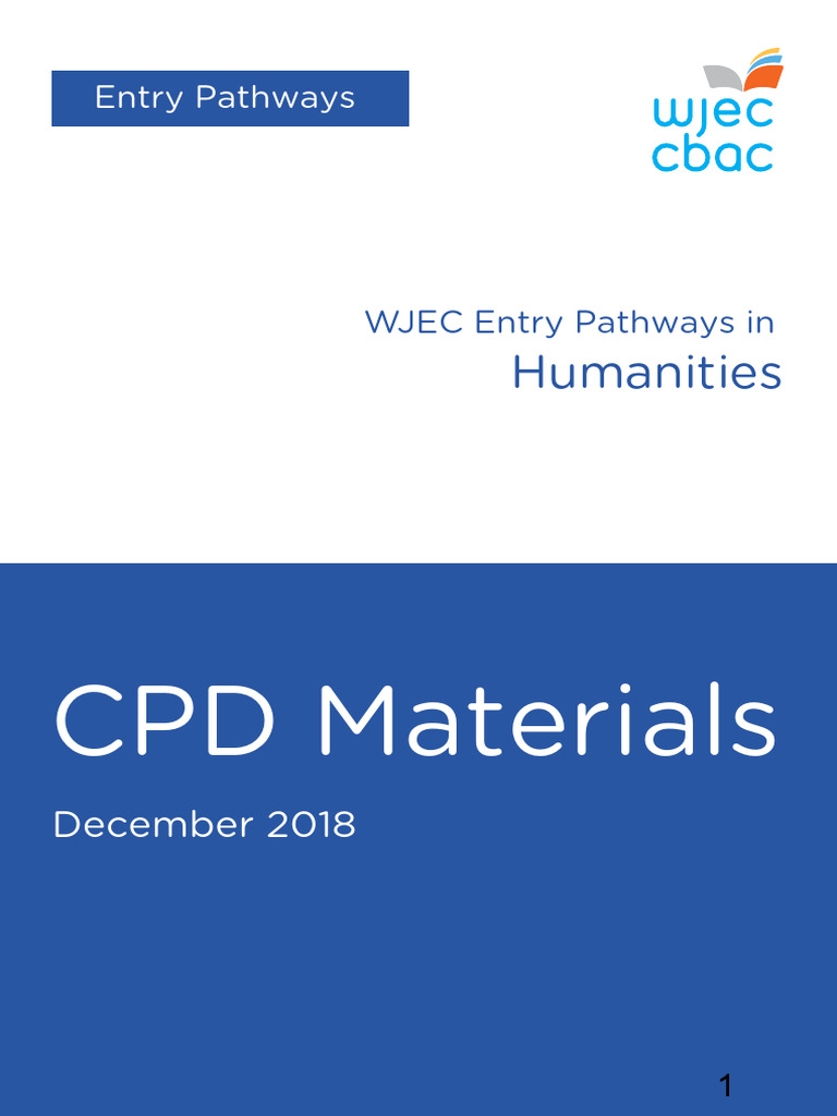 WJEC Humanities Entry Pathways Guide | PDF | Tectonics | Plate Tectonics