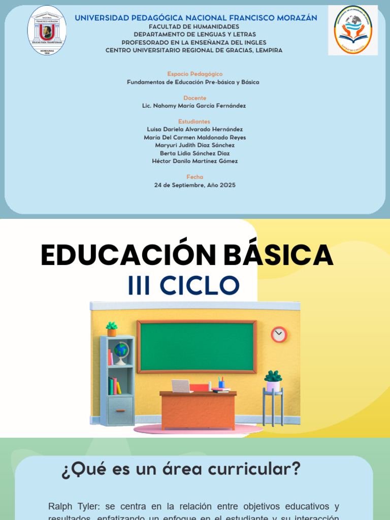 Malla Curricular Tercer Ciclo Honduras | PDF | Plan de estudios ...