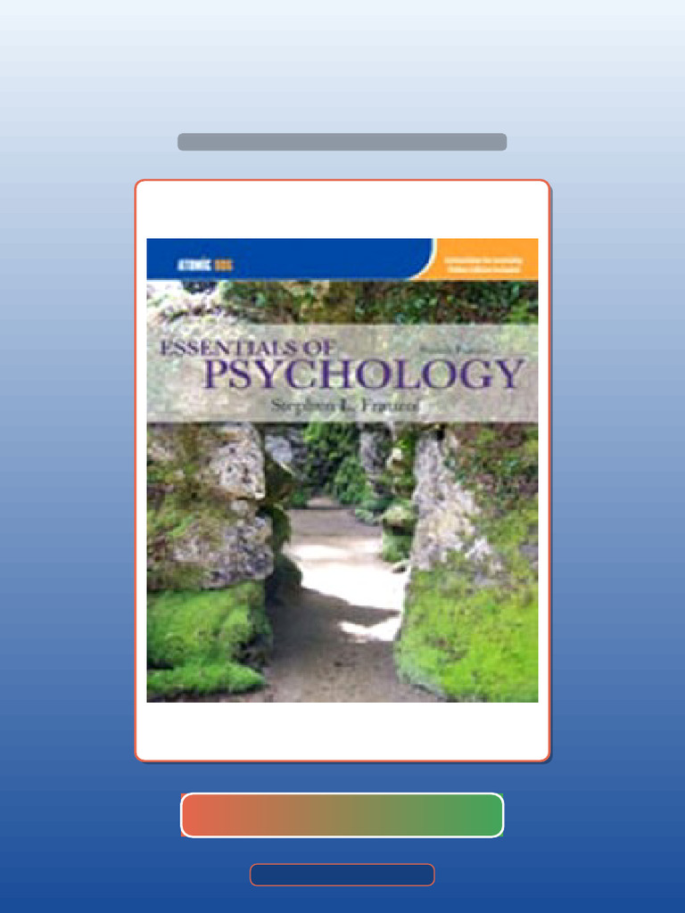 Essentials of Psychology 4th Edition Franzoi Get It Now | PDF ...
