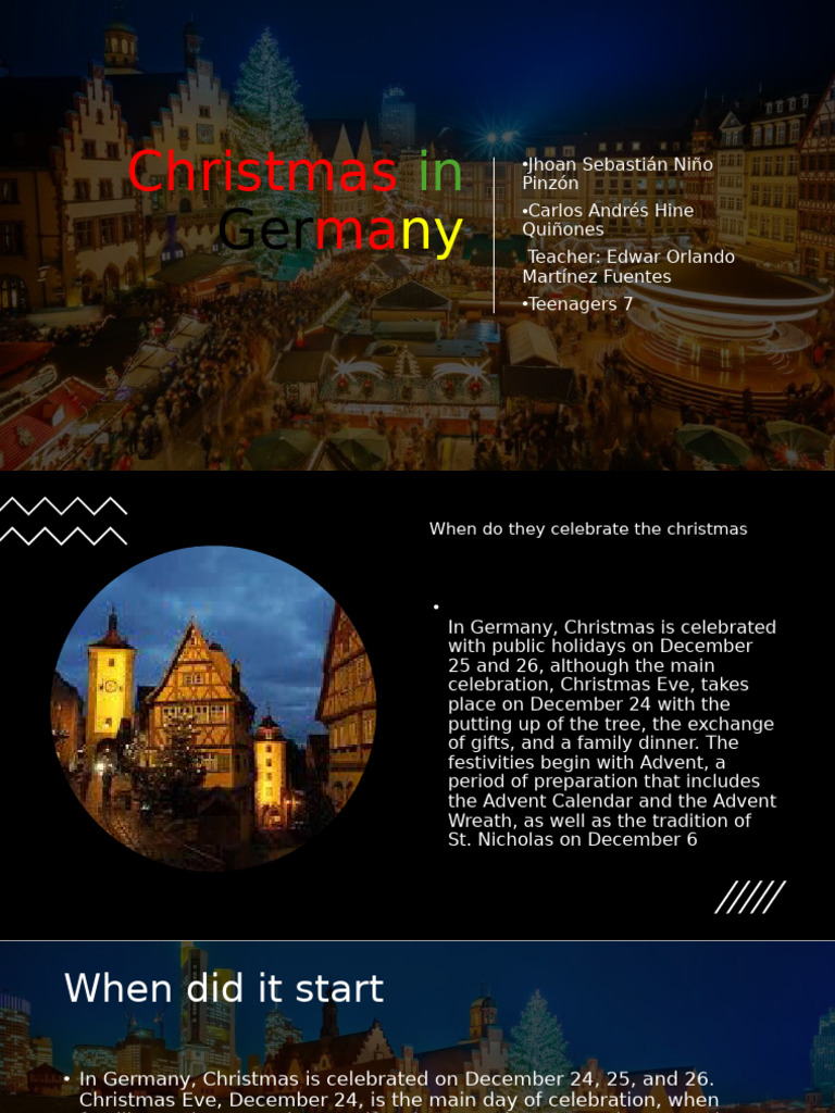 Christmas Traditions in Germany | PDF | Christmas Eve | Christmas