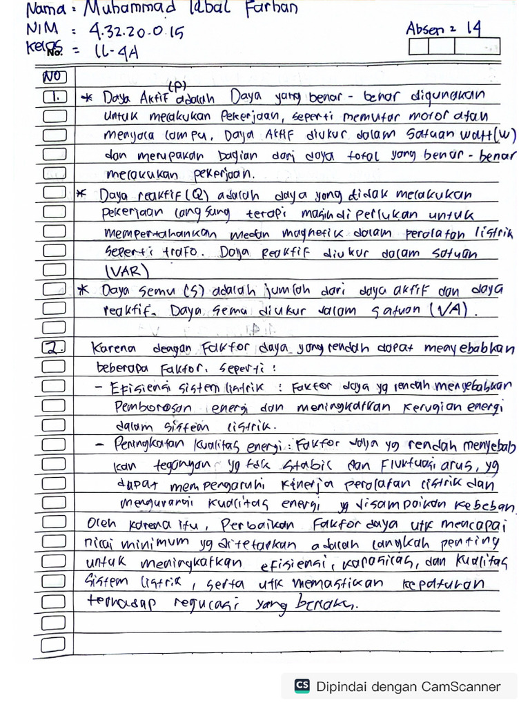 Muhammad Iqbal Farhan - 14 - Quiz 1 | PDF