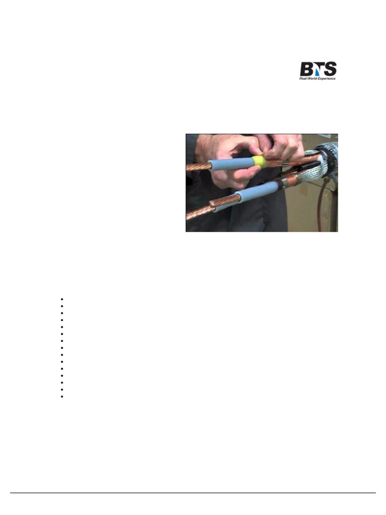 High Voltage Splicing Training Course | PDF | High Voltage ...