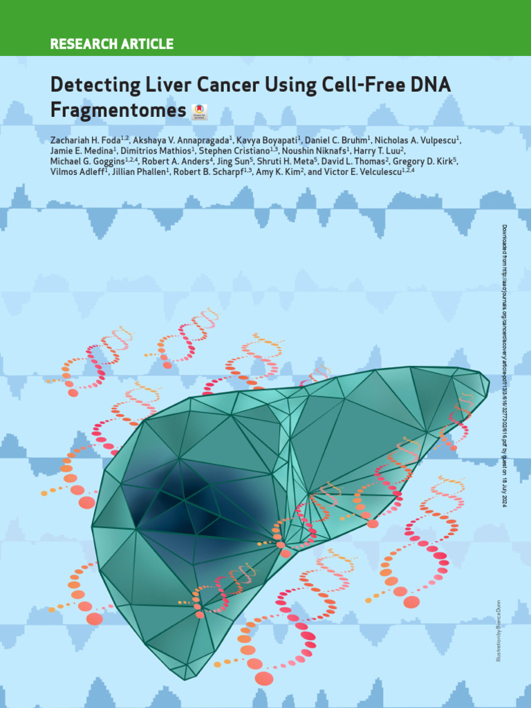 Detecting Liver Cancer Using Cell-Free DNA | PDF | Medical Specialties ...