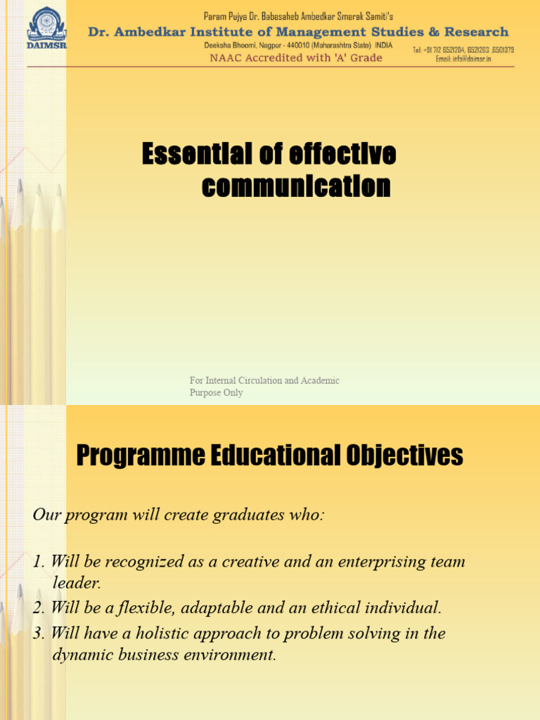Essentials of Effective Communication | PDF | Communication | Information