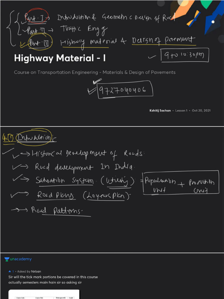 Highway Material I With Anno | PDF