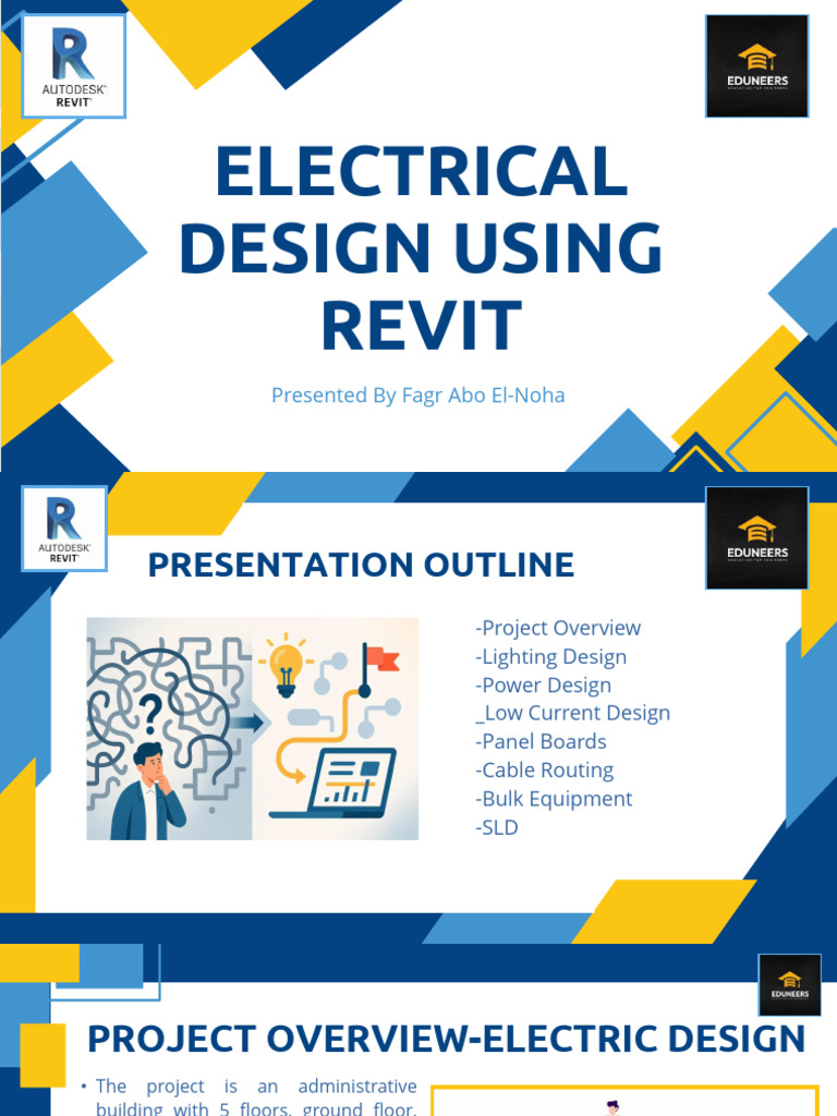 Electrical Design Using Revit: Presented by Fagr Abo El-Noha | PDF