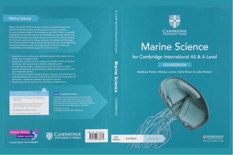 Marine Science AS & A Level Coursebook | PDF
