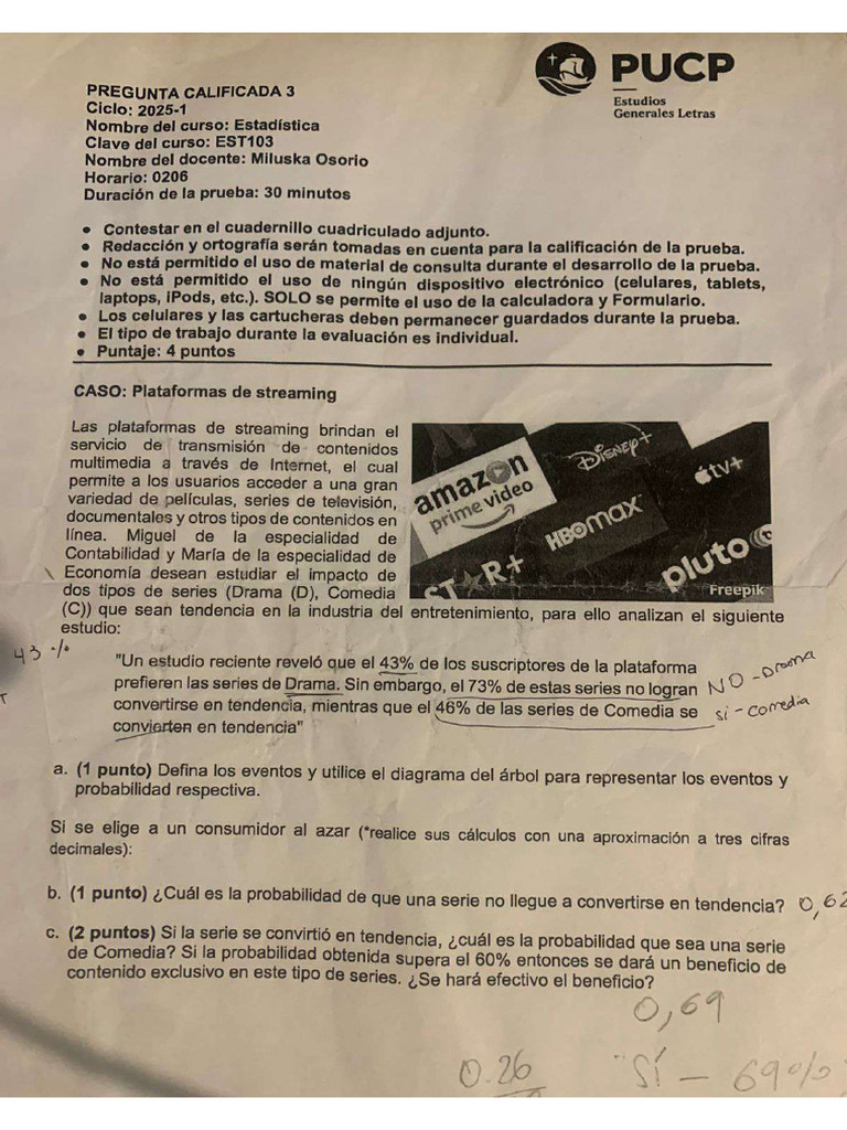 Osorio Pc3 2025-1 Estadística | PDF