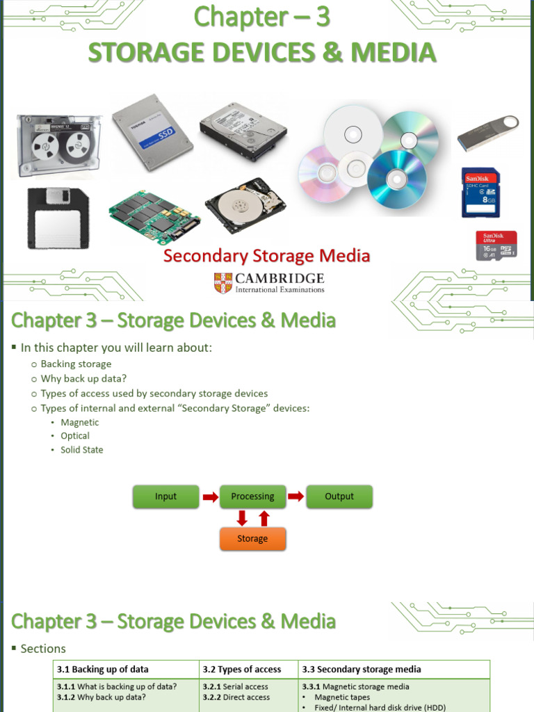 Understanding Storage Devices & Media | PDF | Computer Data Storage ...