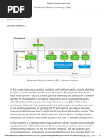 SAP Cycle Counting Process Overview | PDF | Inventory | Business Process
