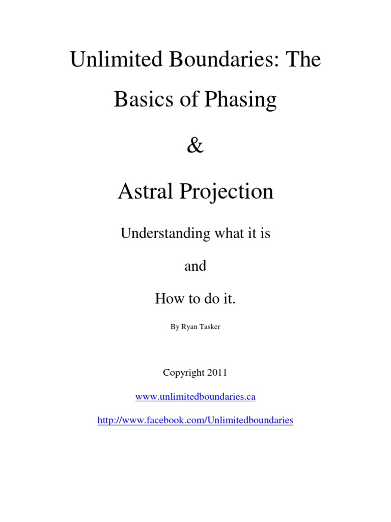 Phasing and Astral Projection Basics | PDF | Astral Projection ...