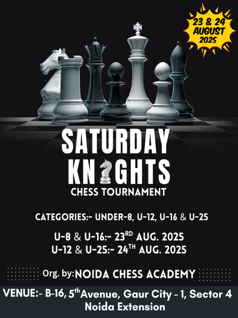 1st P.L. Sharma Chess Tournament 2025 | PDF | Traditional Board Games ...