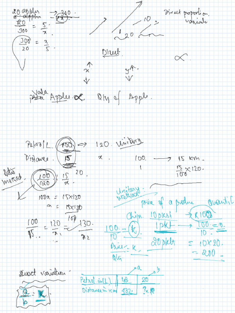Direct & Indirect Inverse (1) Grade 8 | PDF