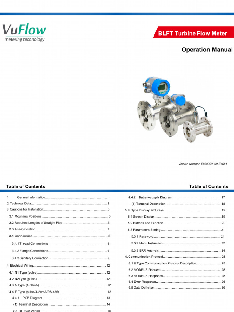 BLFT Data Sheet_2022 | PDF | Flow Measurement | Pipe (Fluid Conveyance)