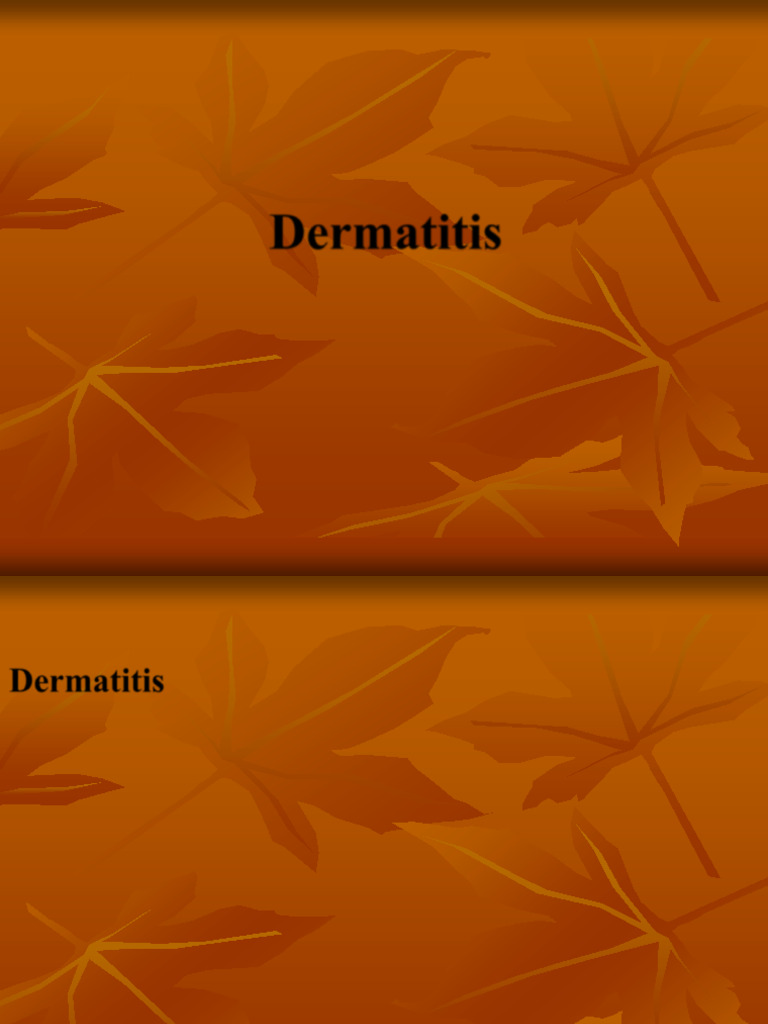 Dermatitis 2 | PDF