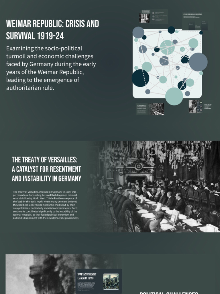 Weimar Republic - Crisis and Survival 1919-24 | PDF