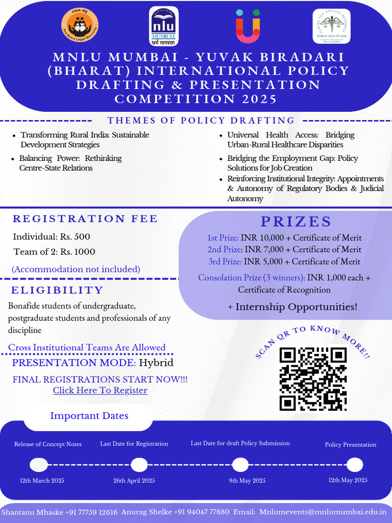 Policy Drafting Comp. Flyer | PDF | Educational Stages