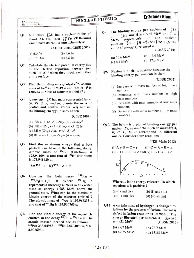Nuclear Physics | PDF