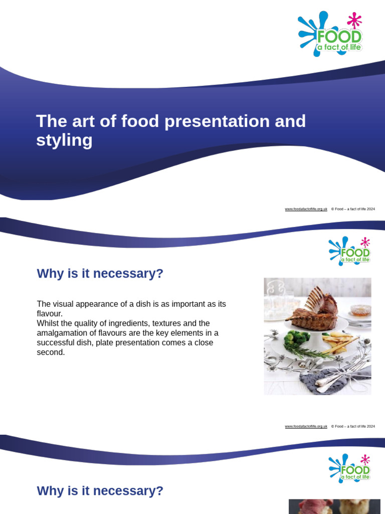 Food Presentation and Styling Tips | PDF | Foods | Cuisine