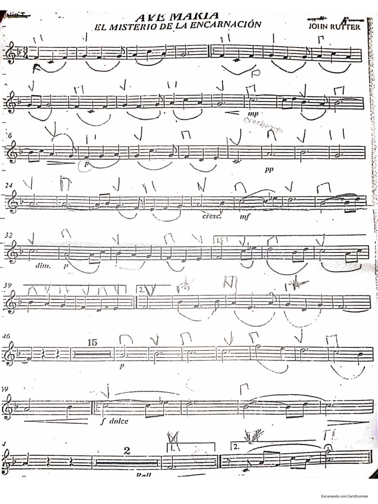 Ave María John Rutter | PDF