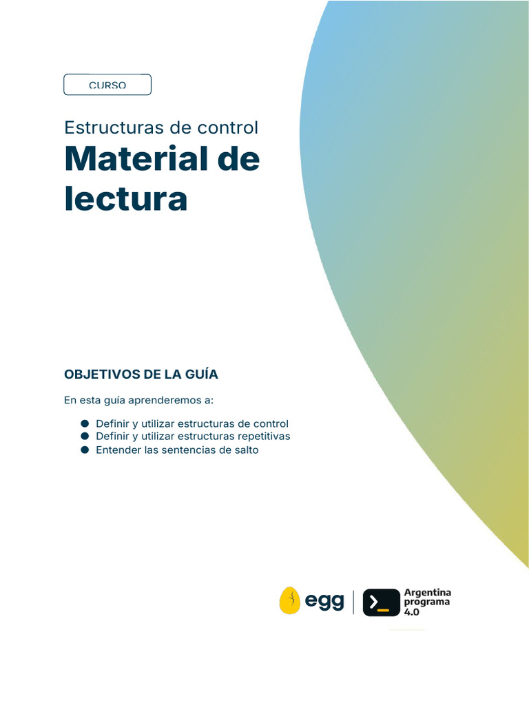 Estructuras de Control en Java | PDF | Flujo de control | Programa de ...