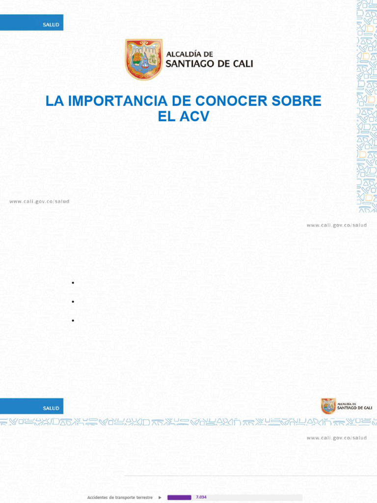 Importancia del ACV en Colombia | PDF | Carrera | Enfermedades y trastornos