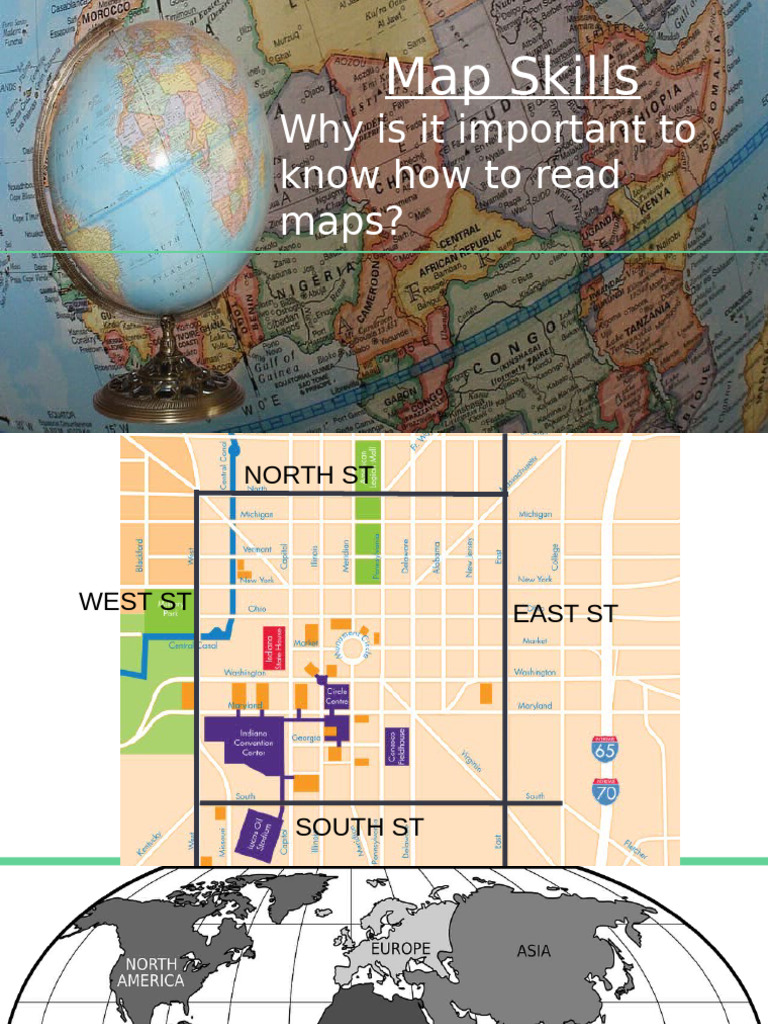 Map Vocab/ definitions for a map and examples to go with it | PDF