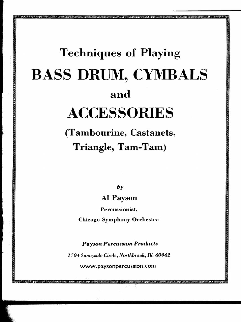 Payson-Techiques of Playing | PDF