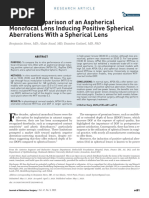 TECNIS™ PureSee™ IOL Specifications | PDF | Electromagnetic Radiation | Eye