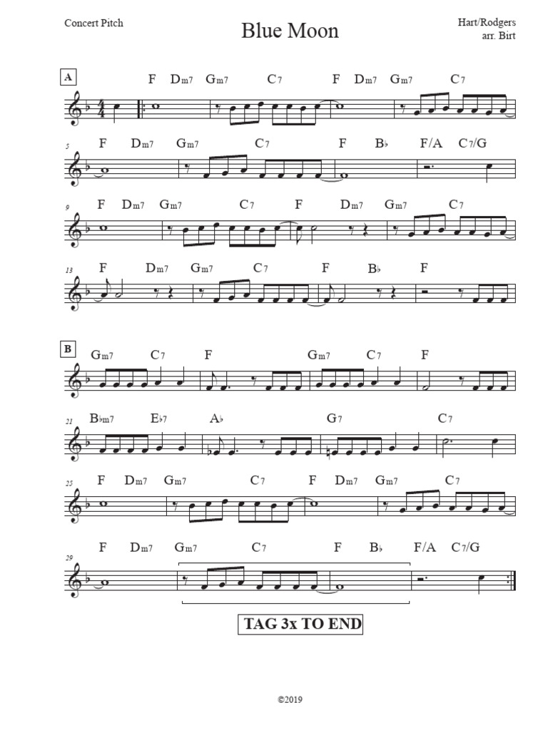 Blue Moon - Score | PDF