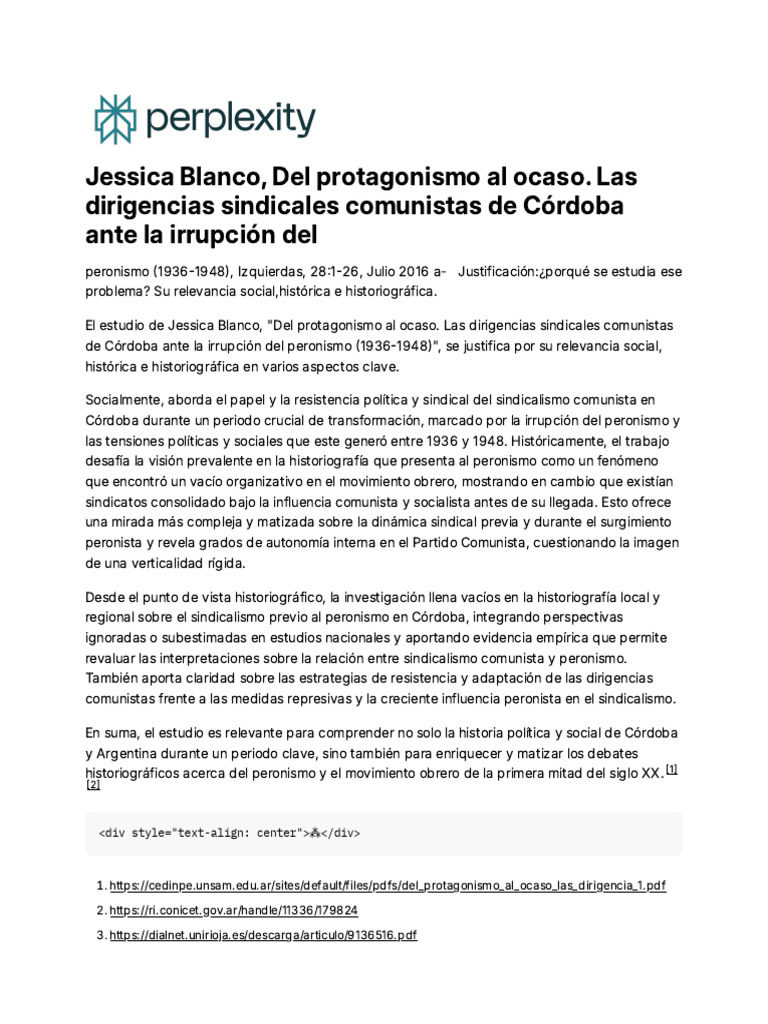 Jessica Blanco, Del Protagonismo Al Ocaso. Las Dir | PDF | Comunismo ...