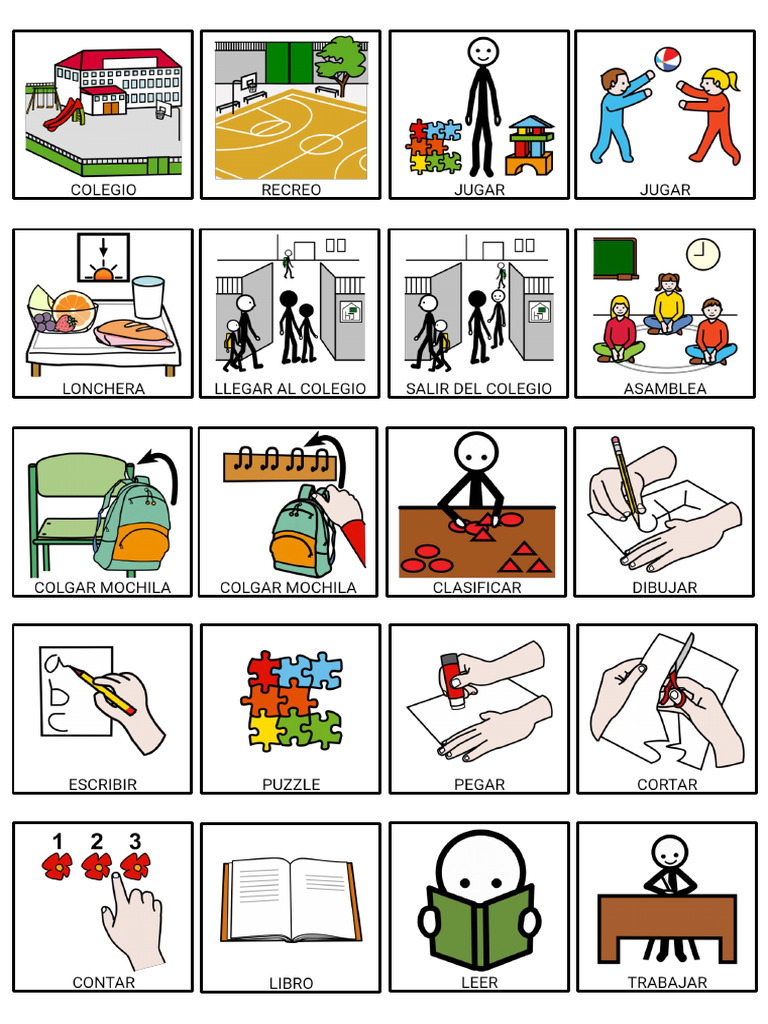 Agenda Visual Escolar | PDF