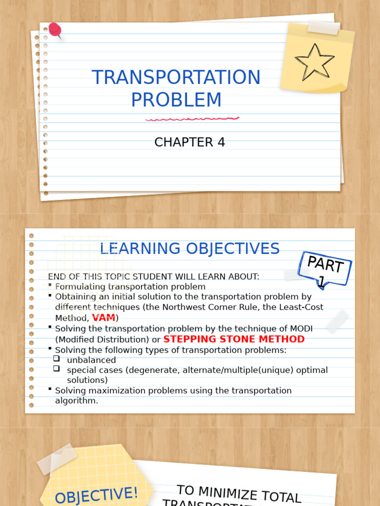 Transportation Problem Solutions Guide | PDF | Mathematical ...