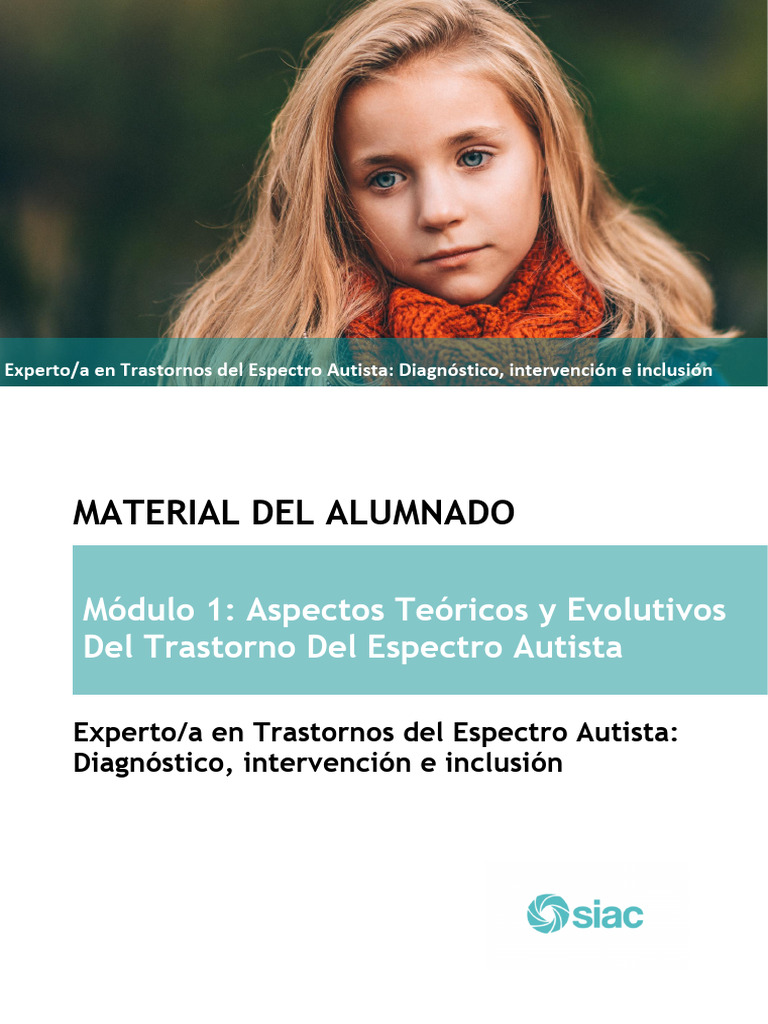 TEA: Diagnóstico e Intervención Inclusiva | PDF | Autismo | Síndrome de ...
