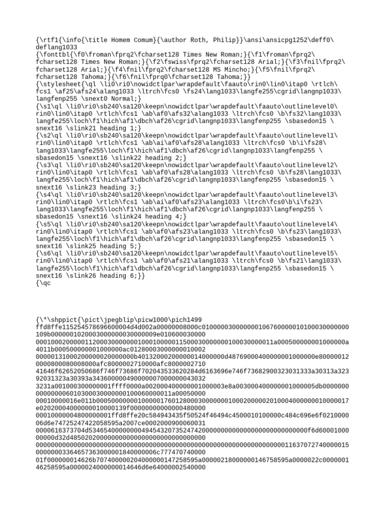 Homem Comum Philip Roth | PDF