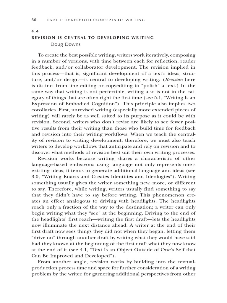 Naming What We Know Threshold Concepts of Writing Studies (Linda Adler ...