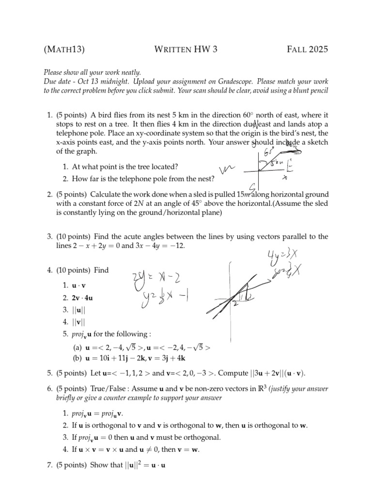 Math HW3 | PDF