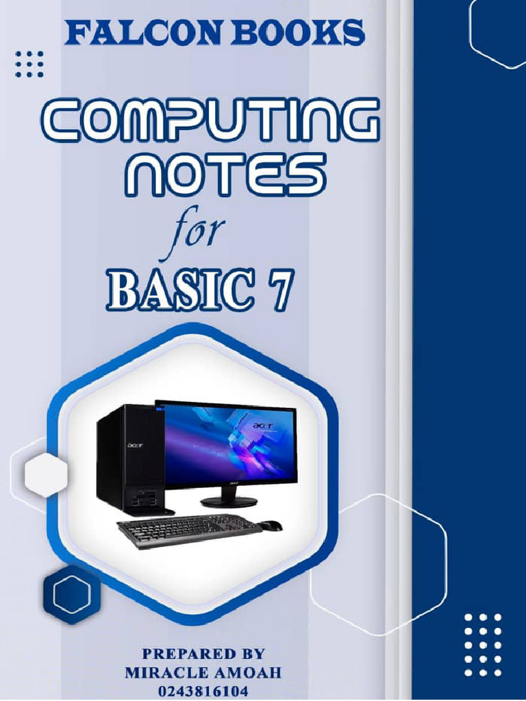 Computing Notes for Basic Seven Students | PDF | Integrated Circuit ...