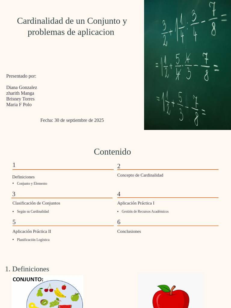 Cardinalidad de Conjuntos y Aplicaciones | PDF | Conjunto (Matemáticas ...
