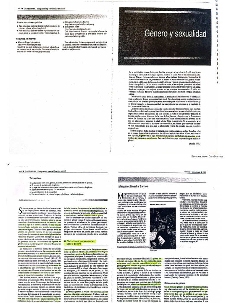Genero y Sexualidad Macionis y Plummer | PDF